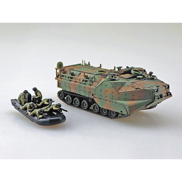 1/72 ミリタリーモデルキット『陸上自衛隊 水陸両用車（AAVC7A1 RAM/RS）指揮通信型 島嶼部強襲上陸』プラモデル【アオシマ】より ...